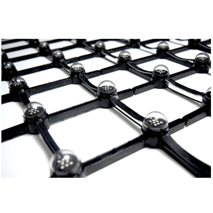 Flexible Transparent Outdoor Dot-style LED Mesh Factory